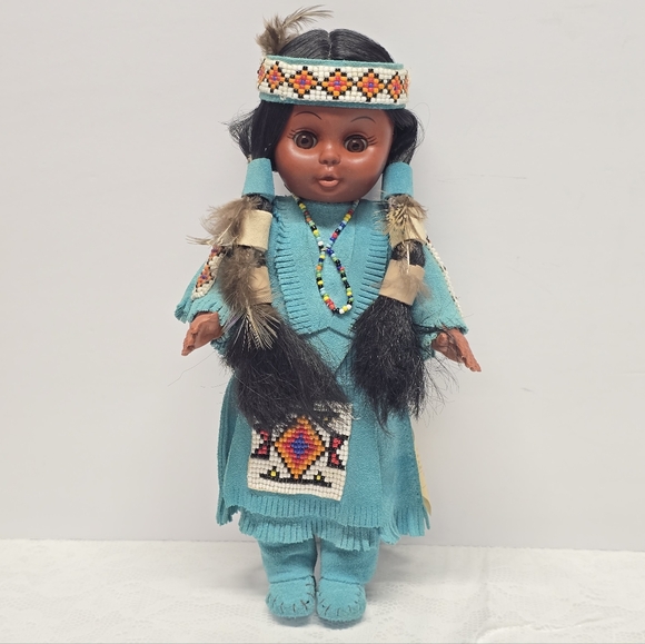 Carlson | Accents | Vintage 8s Carlson Dolls Native American Indian ...